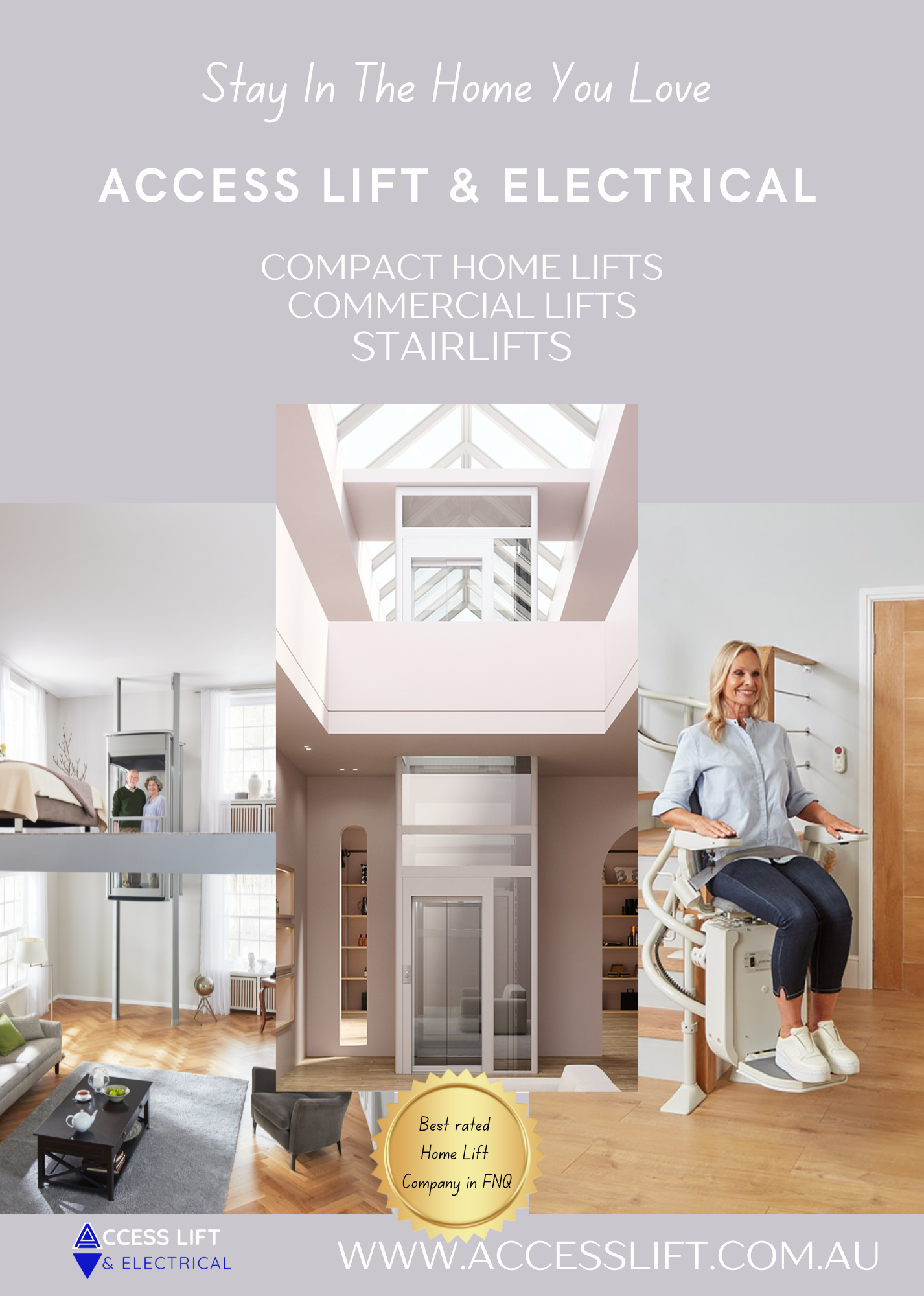 Home Lifts & Stair Lifts North Queensland - Stay in the home you love